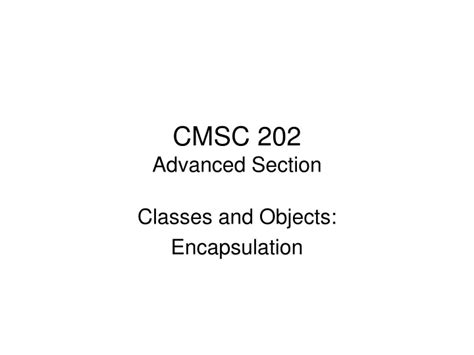 Ppt Encapsulation Inclusion And Exclusion For Control Powerpoint