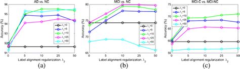 The Classification Accuracy With Regularization Parameters Download Scientific Diagram