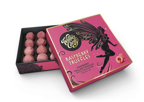 Raspberry Truffles With A Liquid Raspberry Centre X 16 Moor Chocolate