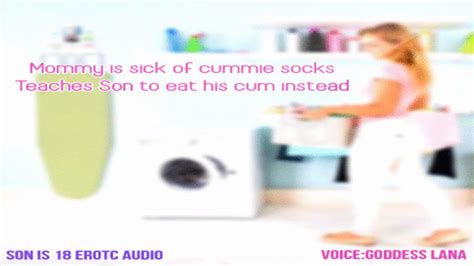 Verbal Domination Stepmommy Is Sick Of Cummies Socks Teaches Stepson To Eat His Cum Instead