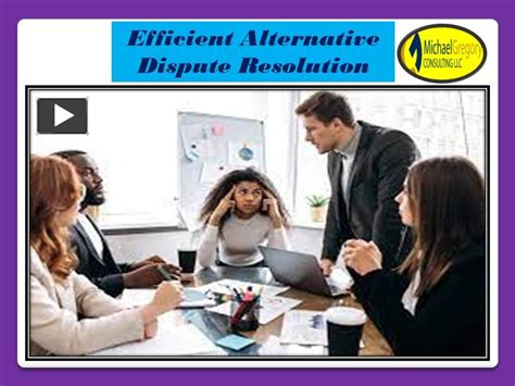 Ppt Efficient Alternative Dispute Resolution Powerpoint Presentation