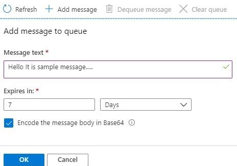 Implement Azure Queue Using Asp Net Core Console Application