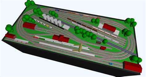 Model Train Layouts And Track Plans In Ho Scale Various Projects Designed With Scarm Layout