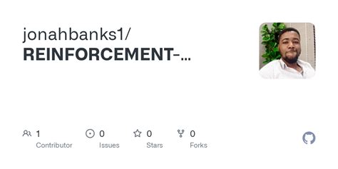 Github Jonahbanks1reinforcement Learning