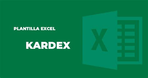 Descargas Contables Plantilla Excel Kardex