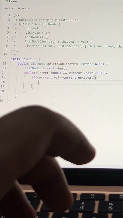 Day 96 Solving Leetcode Problem 83 Java Problemsolving Coding