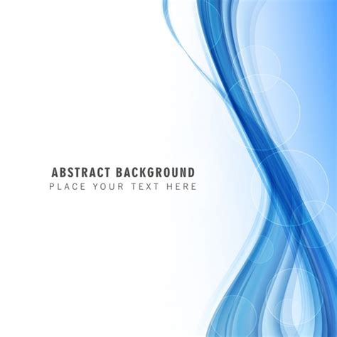 세련 된 파도 배경 무료 벡터