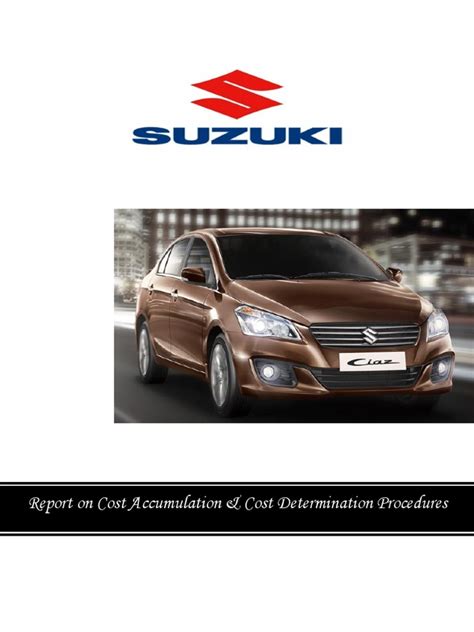 Report On Cost Accumulation And Cost Determination Procedures Pdf Vehicle Technology Land