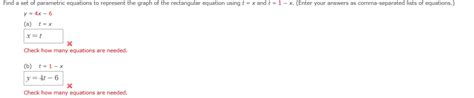 Solved Find A Set Of Parametric Equations To Represent The Chegg