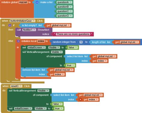 Quiz With Random Questions MIT App Inventor Help MIT App Inventor Community