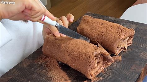 수건맛 날것같은 오레오 초코롤케이크🍫디저트 먹방 Mukbang Asmr Youtubeuo1aohqqk4w Instagram