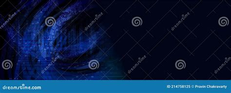 Binary Code Circuit Industrial World Business Background Background Integration Technology