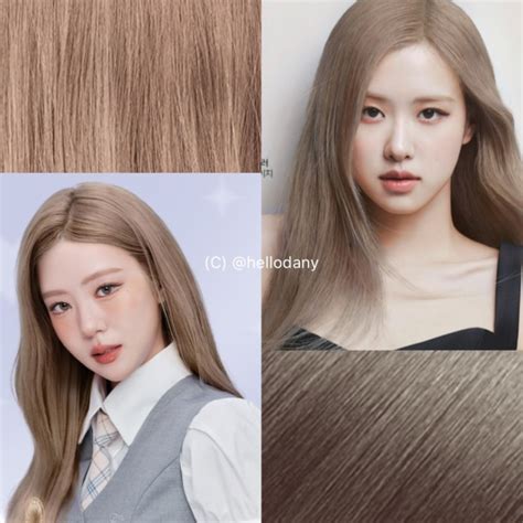 올리브영 셀프 염색약 애쉬베이지 푸딩 미쟝센 헬로버블 컬러 비교 탈색 자연모 색상차이 네이버 블로그