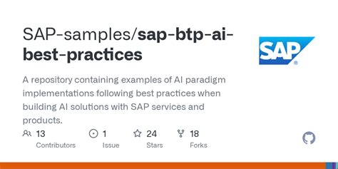 Github Sap Samplessap Btp Ai Best Practices A Repository Containing