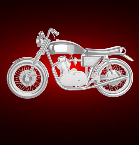 Stl File Norton Commando 850 Interstate Mkiii 🏍️・3d Printing Idea To