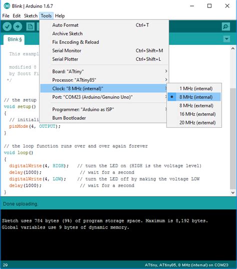 Make A Tiny Arduino With Just One IC Using The ATtiny Or ATtiny