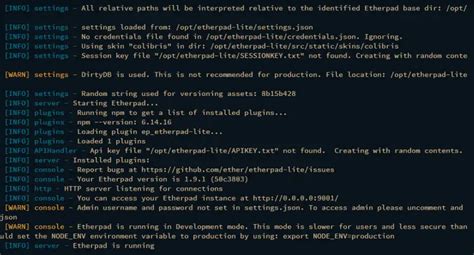 How To Install Etherpad On Debian