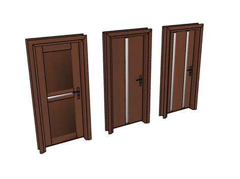 Portas No Revit No Rfa 1758 Mb Biblioteca Cad
