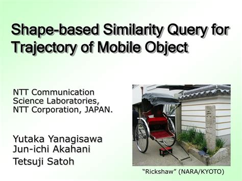 Ppt Shape Based Similarity Query For Trajectory Of Mobile Object