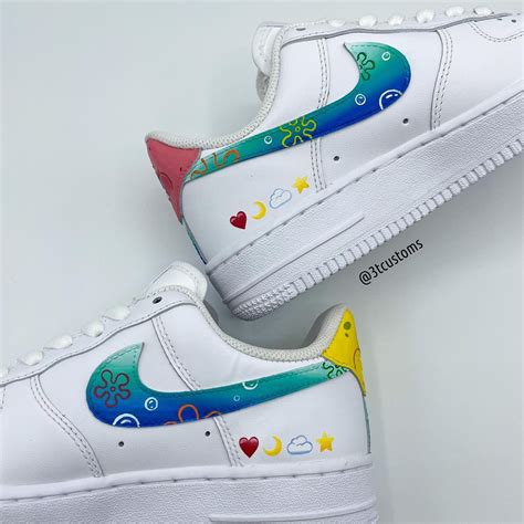 Spongebob Squarepants Air Force 1 Custom Personalized Shoes Air Force 1 Custom Custom
