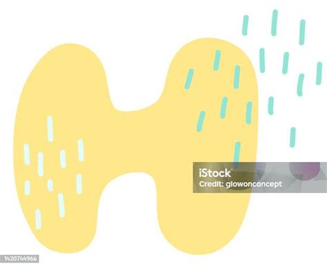 재미있는 장난기 넘치는 다채로운 그래픽 요소 핸드 페인팅 낙서 자유형 모양 파스텔 일러스트 레이 션 배경 0명에 대한 스톡 벡터 아트 및 기타 이미지 Istock