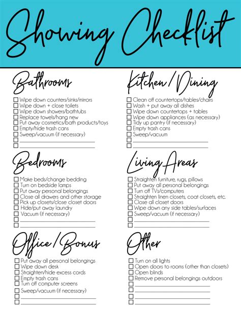 Tips For Showing Your Home And A Free Showing Checklist Selling House