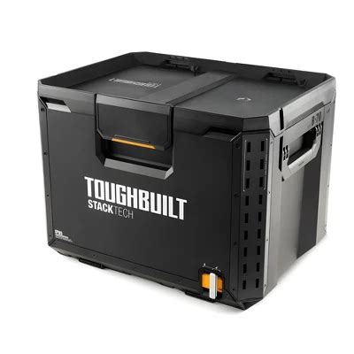 ToughBuilt StackTech XL Tool Box Organizer With Removable Tray Small Parts Storage Bin