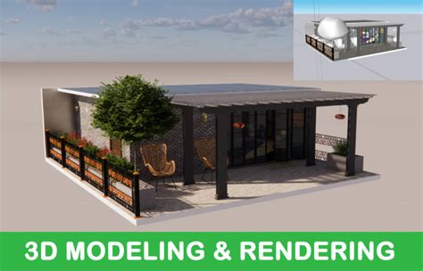 do 3d interior exterior design modeling rendering and walkthrough by