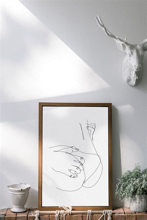 Sexy Booty Abstract Drawing Print Erotic Woman Sex Ass Etsy