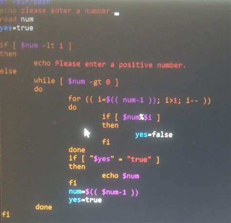 Script To Find Prime Numbers Under A User Given Number Only Returning 1
