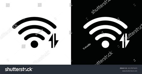 Signal Strength Icon Wifi Wireless Connection Stock Vector Royalty Free 2217971015 Shutterstock