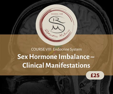 Sex Hormone Imbalance Clinical Manifestations