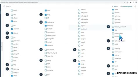 How To Enable Or Disable Php Extensions Using The Cloudlinux Selector