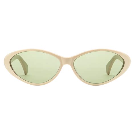 Gucci Cat Eye Sunglasses Ivory Green Gucci Eyewear Avvenice