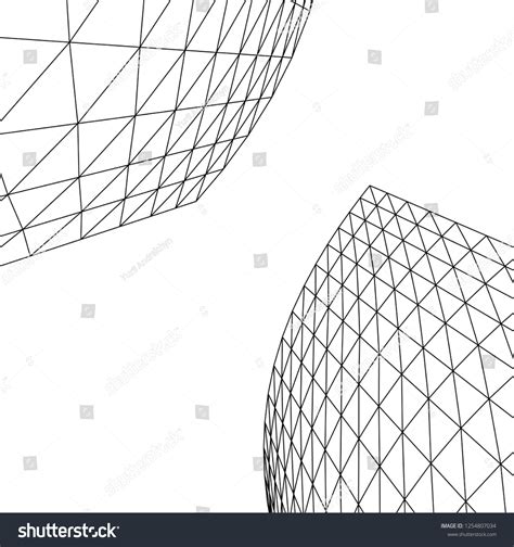 Abstract Architecture Vector Background Stock Vector Royalty Free