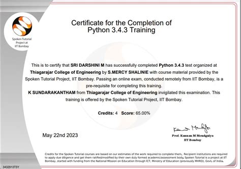 Pythontraining Certification Programming Learningjourney Spokentutorial Python