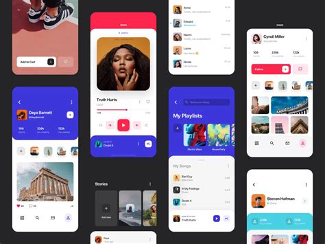 Cardi UI Kit By Alexsander Barhon For UI8 On Dribbble Web Design App Ui Design User Interface