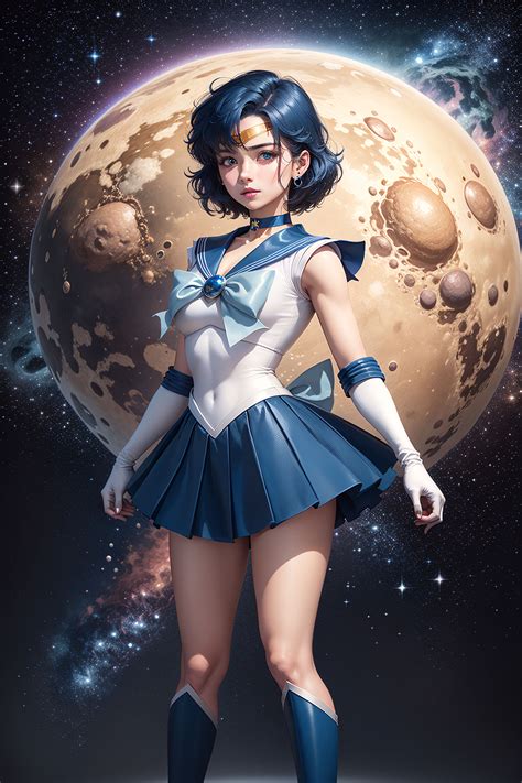 Sailor Mercury Wednesday By Darkmasterai On Deviantart