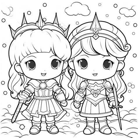 소녀들을 위한 색칠공부 사진 무료 고품질 사진 다운로드 Freepik