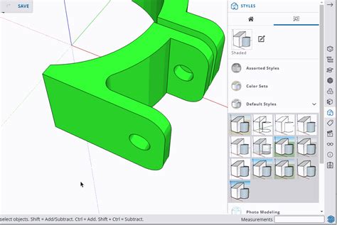 way to easily hide multiple lines edges at once sketchup free