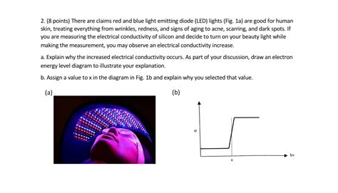 8 Points There Are Claims Red And Blue Light Chegg Com