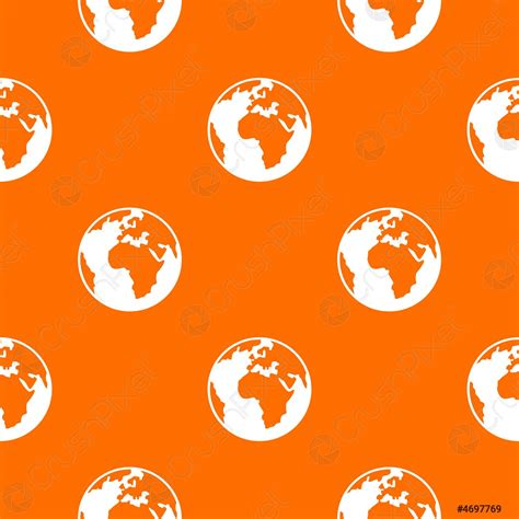 Earth Globe Pattern Seamless Stock Vector 4697769 Crushpixel