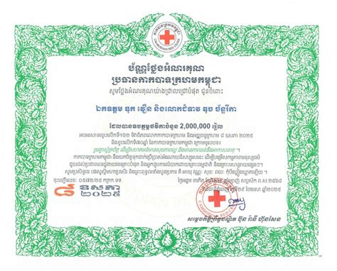 ព្រះមហាក្សត្រ ចេញព្រះរាជក្រឹត្យផ្តល់គោរមងារលោកស្រី ឌុច ច័ន្ទរីកា ជា «ឧកញ៉ា