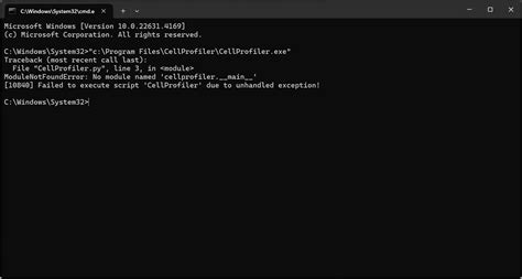 Cellprofiler 428 Does Not Start On Windows 10 11 Usage And Issues Imagesc Forum