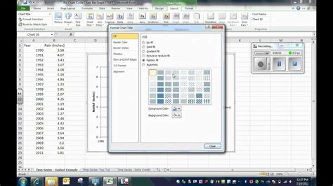 Creating A Time Series Graph Youtube