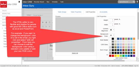 Using The Wysiwyg Template Editor Using The Wysiwyg Template Editor