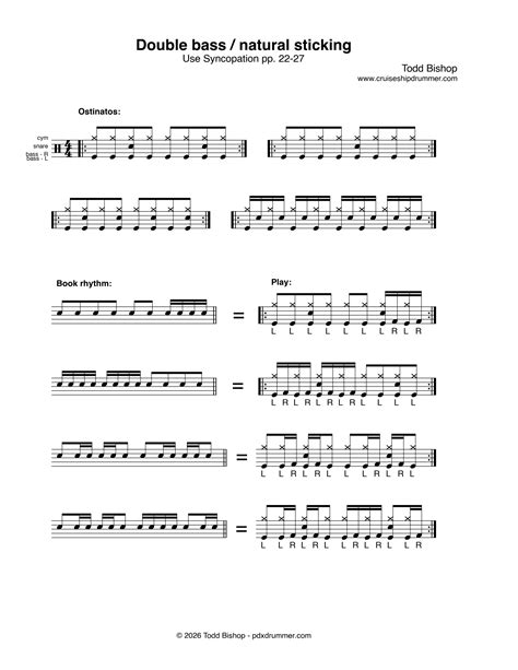Double Bass Cruise Ship Drummer