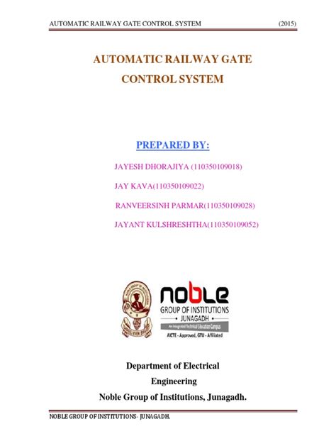 Automatic Railway Gate Control System 20 Pdf Relay Rectifier