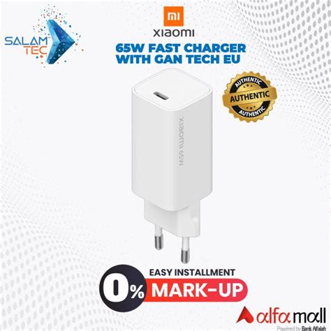 Xiaomi 65W Fast Charger With Gan Tech Eu - Sameday Delivery In Karachi ...