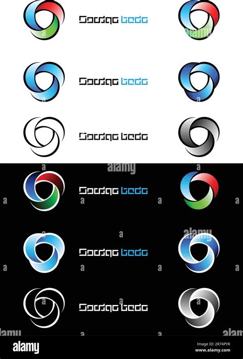 Graphic Design Element Abstract Button 2 Vector Illustration Stock